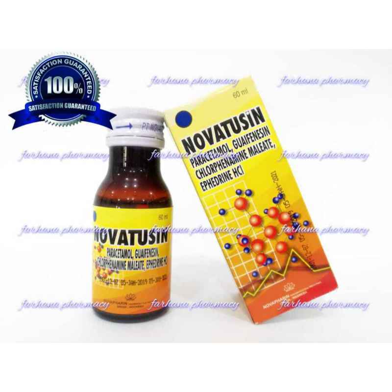 Jual Jual Promo Novatusin Syrup 60 ml - Batuk Pilek Disertai Demam Anak ...