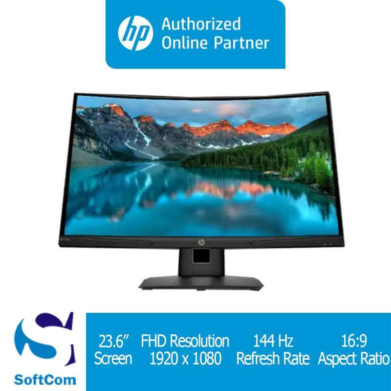 Jual HP X24c Curved Gaming Monitor [23.6 Inch / 144Hz / FreeSync ...