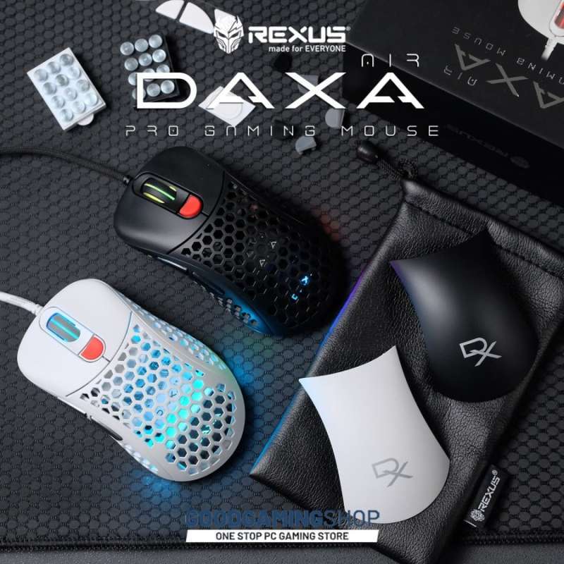 Jual Rexus Daxa Air - Gaming Mouse - Putih di Seller Station Gaming ...