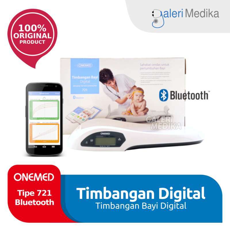 Jual Timbangan Bayi digital / Baby Scale Onemed tipe 721 bluetooth di Seller GALERI MEDIKA - Kab ...