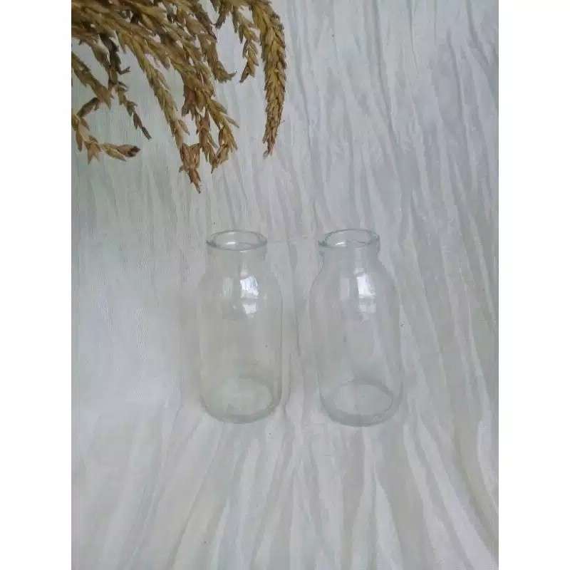 Jual vas bunga kaca mini botol bening tanaman air tanaman kering di ...
