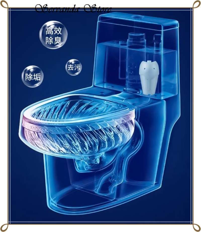 Jual Sibiru Kloset Botol 6 Bulan Pembersih Biru Toilet Closet Cairan ...