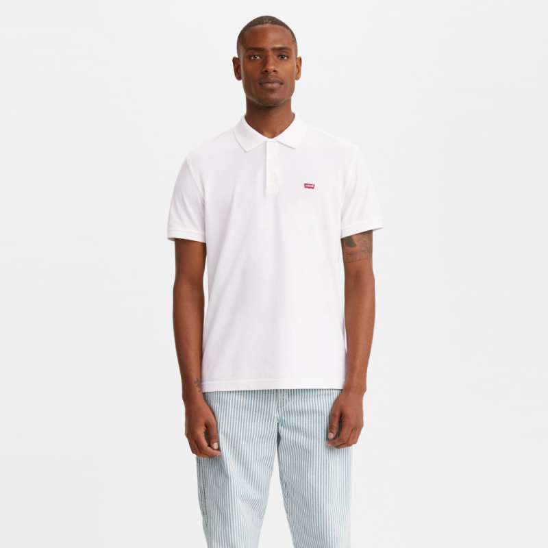 Jual Levi's New Levis Housemark Polo White + (35883-0003) - XS WHITE di ...