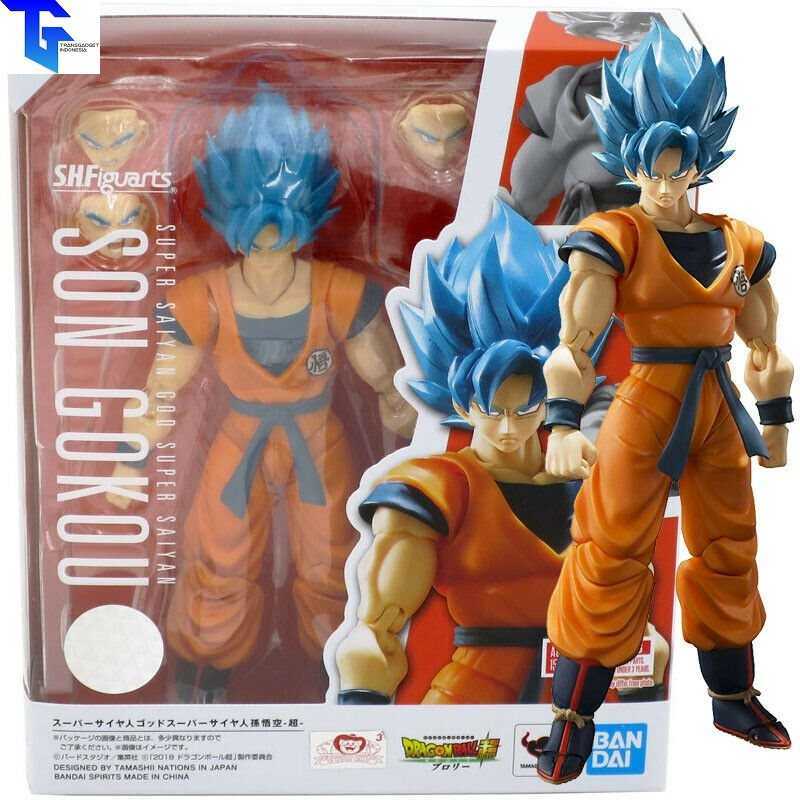 Jual Bandai SHF Dragon Ball Super - Super Saiyan GOD Son Goku ...