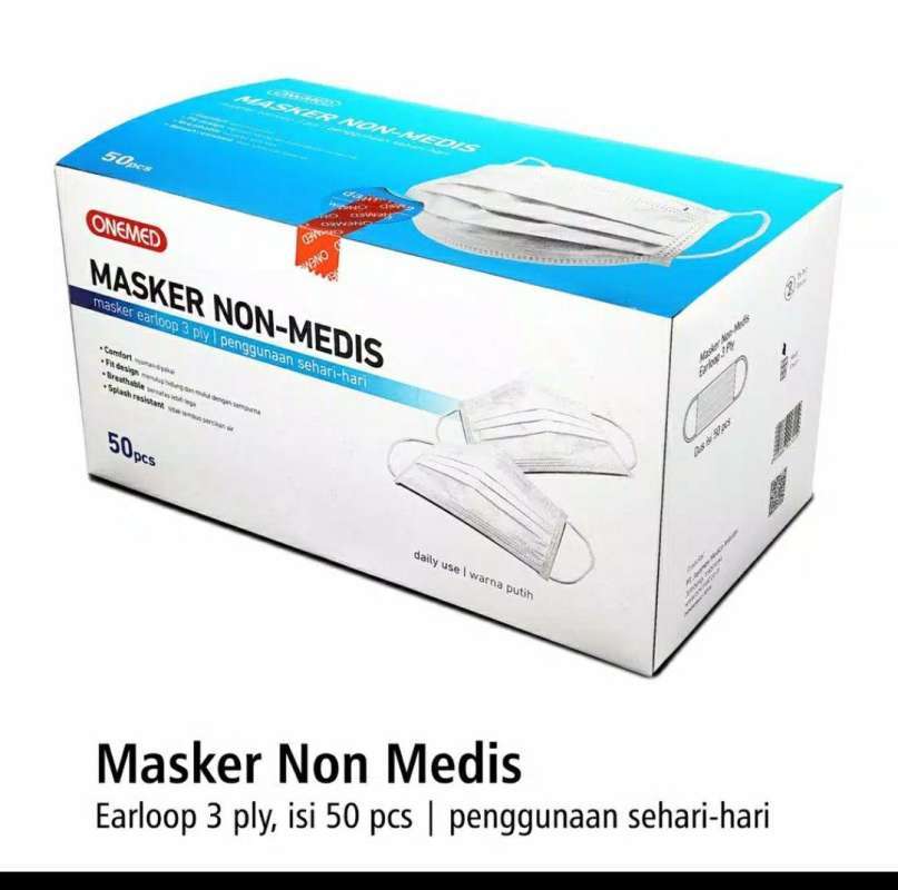 Jual Masker Non Medis Onemed Box Isi 50pcs Di Seller Jomeco - Simokerto ...