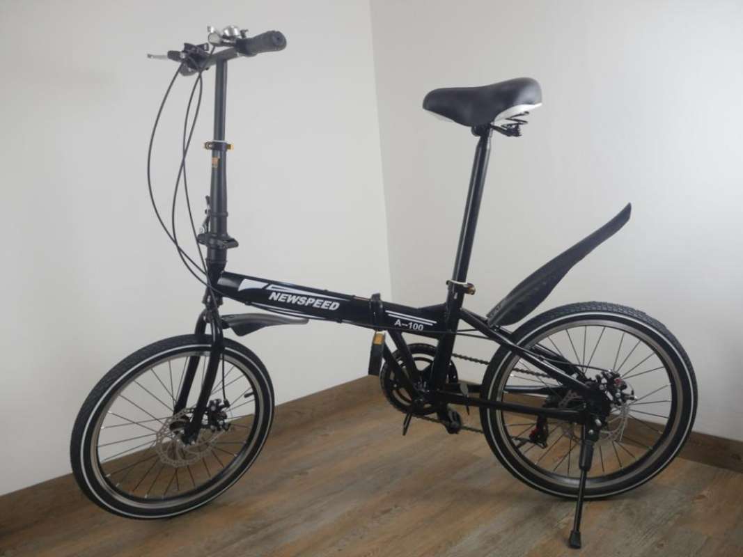 Jual SEPEDA LIPAT NEW SPEED 20 INCH 7 SPEED DISC BRAKE - Hitam di ...