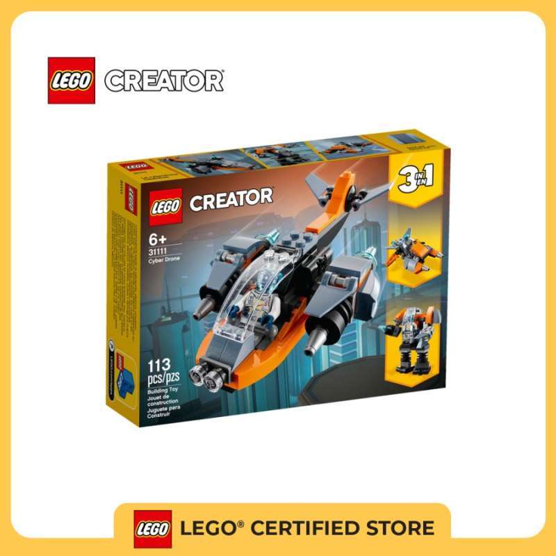 Jual LEGO 31111 CREATOR 3IN1 Cyber Drone di Seller BricksID Official ...
