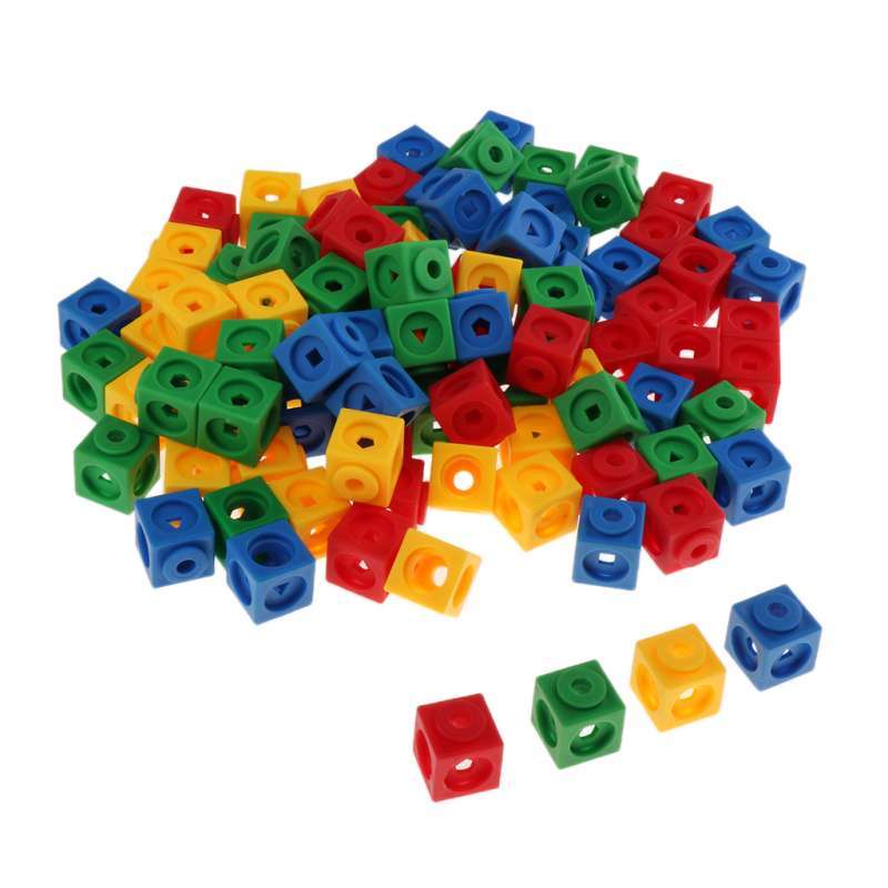 Jual Oem Lot Multilink Linking Cubes Math Manipulative Counting Blocks ...