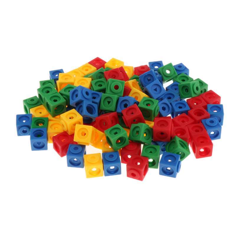 Jual Oem Lot Multilink Linking Cubes Math Manipulative Counting Blocks ...