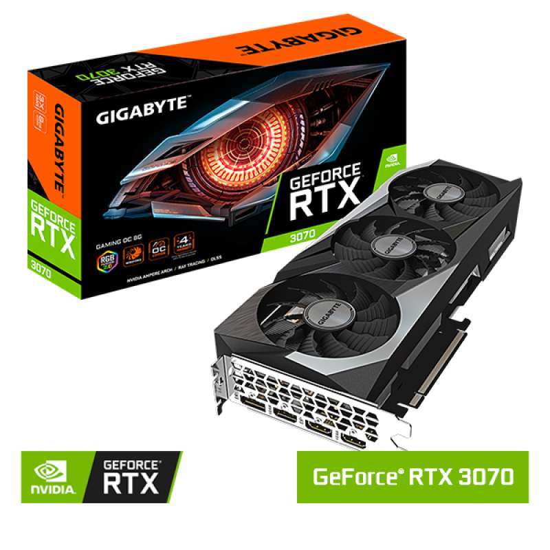 Jual Gigabyte GeForce RTX 3070 GAMING OC 8G - 8GB GDDR6 VGA Card ...