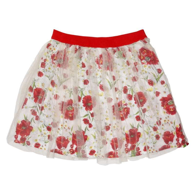 Promo Mini Skirt / Rok Mini Anak Perempuan White / Putih Daisy Duck Lux ...