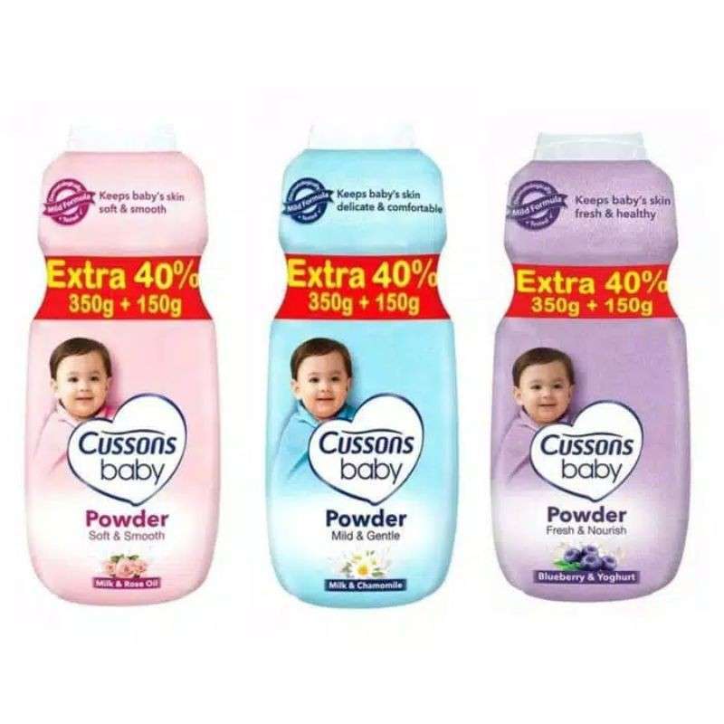 Jual Cussons Baby Powder 350G + 150G Blue [1pcs] di Seller Baby Giant ...