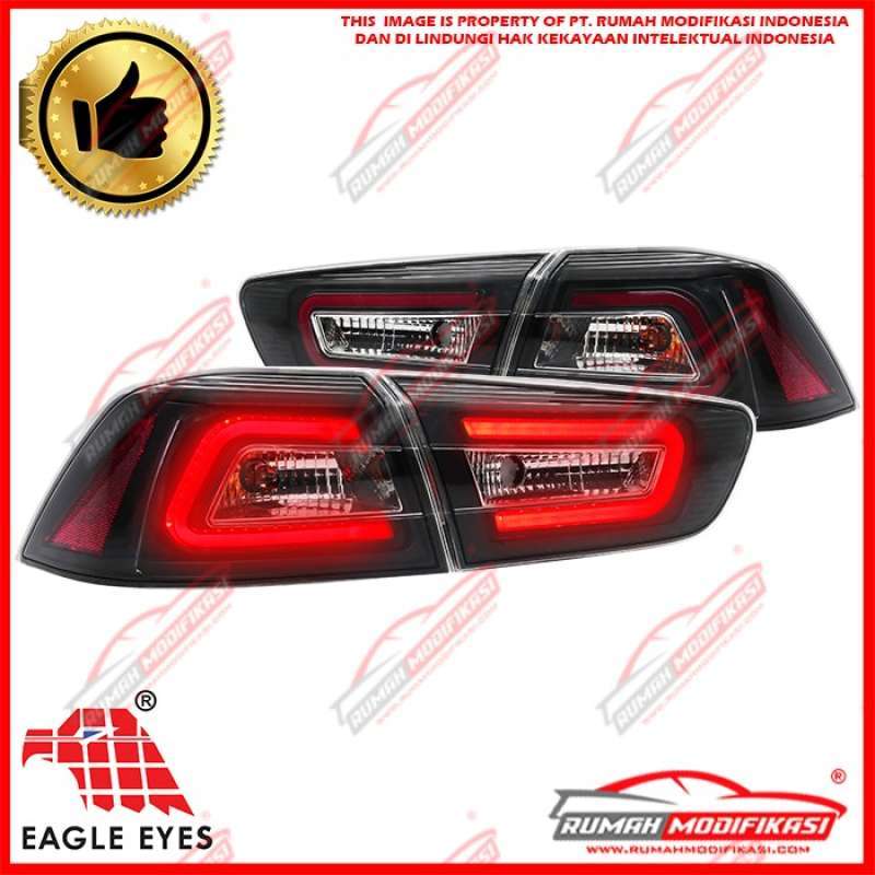 Jual Stop Lamp - Mitsubishi Lancer 2008-2016 - Black Jdm - Red Bar Di ...