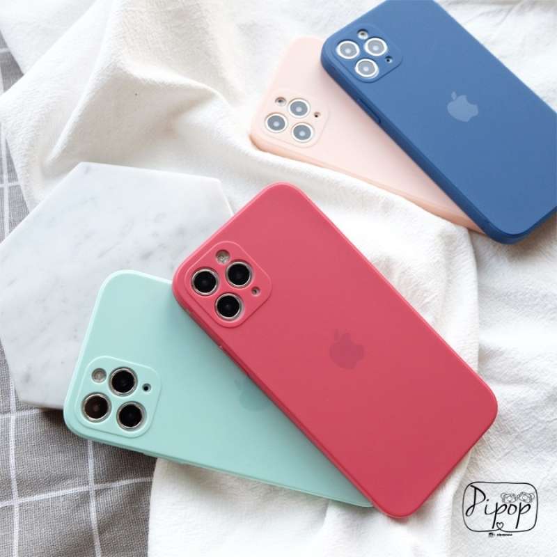 Jual SQUARE EDGE CASE NEW COLOR for iPhone 6 7 8 7+ 8+ X XR 11 12 PRO ...