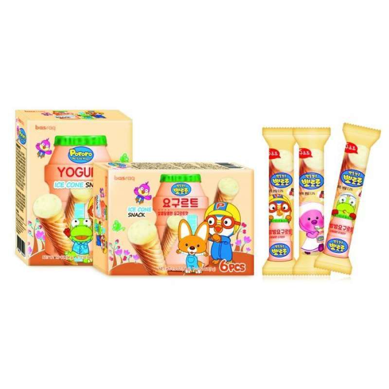Jual Pororo Bingbing Ice Cream Ice Cone Snack 54gr Yogurt Di Seller