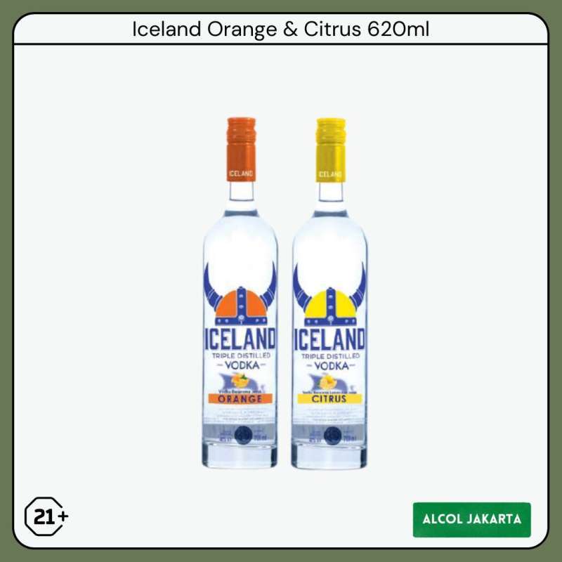 Jual Iceland Vodka Orange & Citrus [700ml] di Seller Alcol Jakarta ...