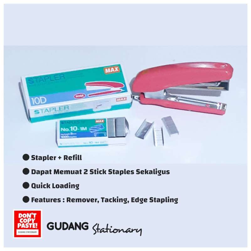 Jual Isi Stapler Max Hd 10 D 🏷️ Original Terbaru, Terlengkap, & Harga ...
