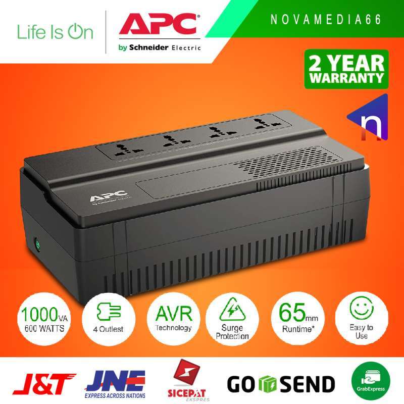 Jual APC BV1000I-MS UPS 1000VA, AVR, 230V, Universal Outlet di Seller novamedia66 - Pinangsia ...