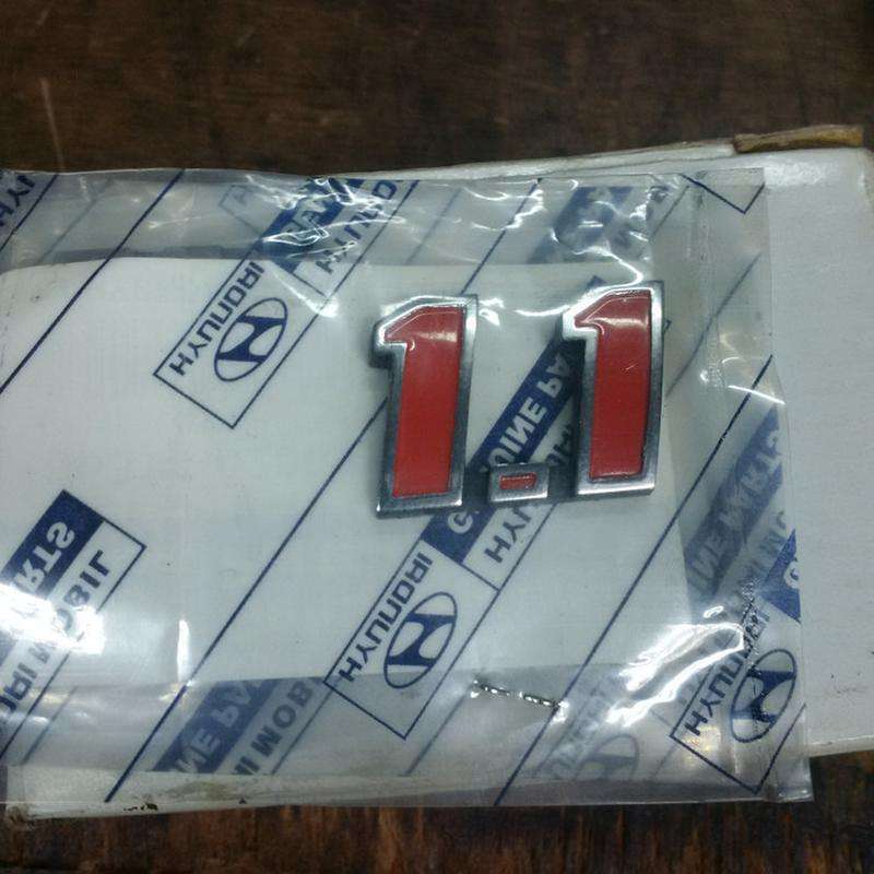 Jual Hyundai Genuine Parts Emblem 1.1 For Hyundai Atoz 1100 Di Seller ...