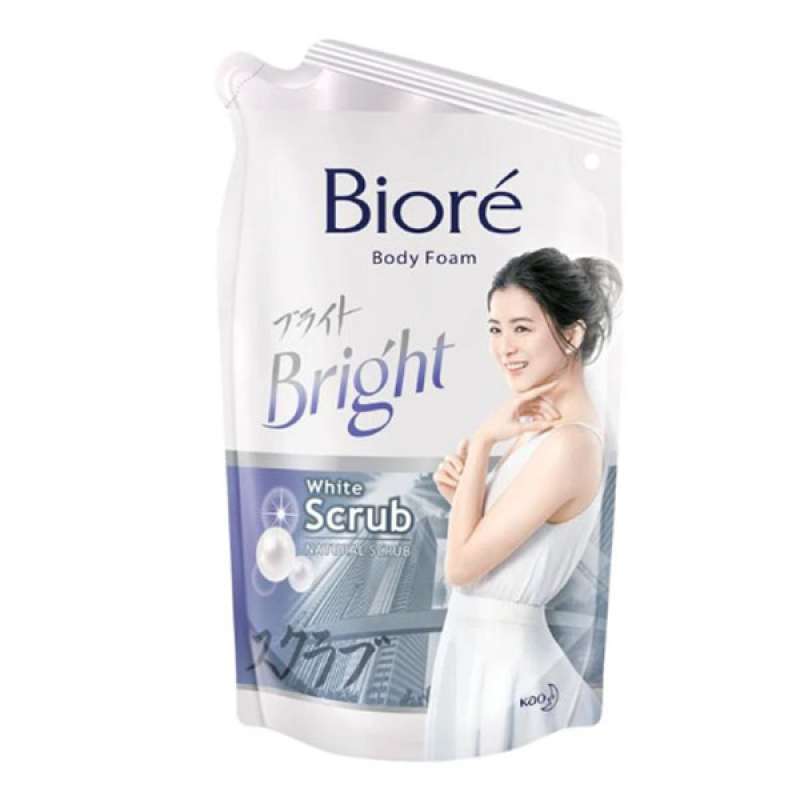 Jual BIORE BODY FOAM WHITE SCRUB POUCH 450 ML di Seller Hypermart Serang Official Store ...