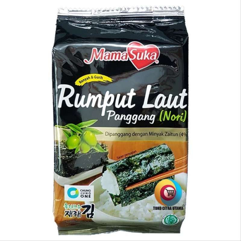 Jual Mamasuka Rumput Laut- Mama Suka Rumput Laut Panggang - Nori Rasa ...