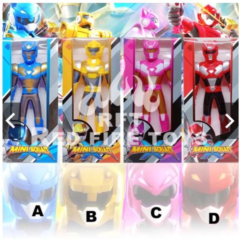 Jual Mainan Figure Robot Mini Force Miniforce Lucy Sammy Volt Max - B ...