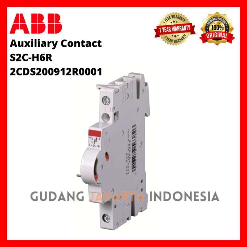 Jual ABB S2C-H6R Auxiliary Contact 2CDS200912R0001 di Seller GUDANG JAKARTA INDONESIA - Glodok ...