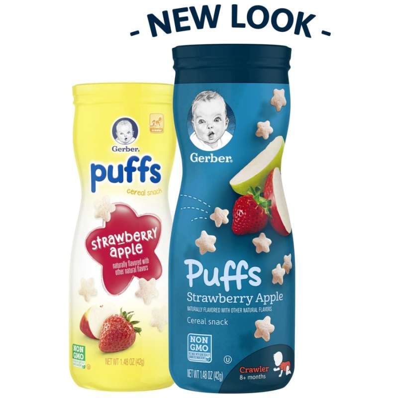 Jual Gerber Graduates Puffs - Strawberry Apple di Seller FoyuFoyuStore ...