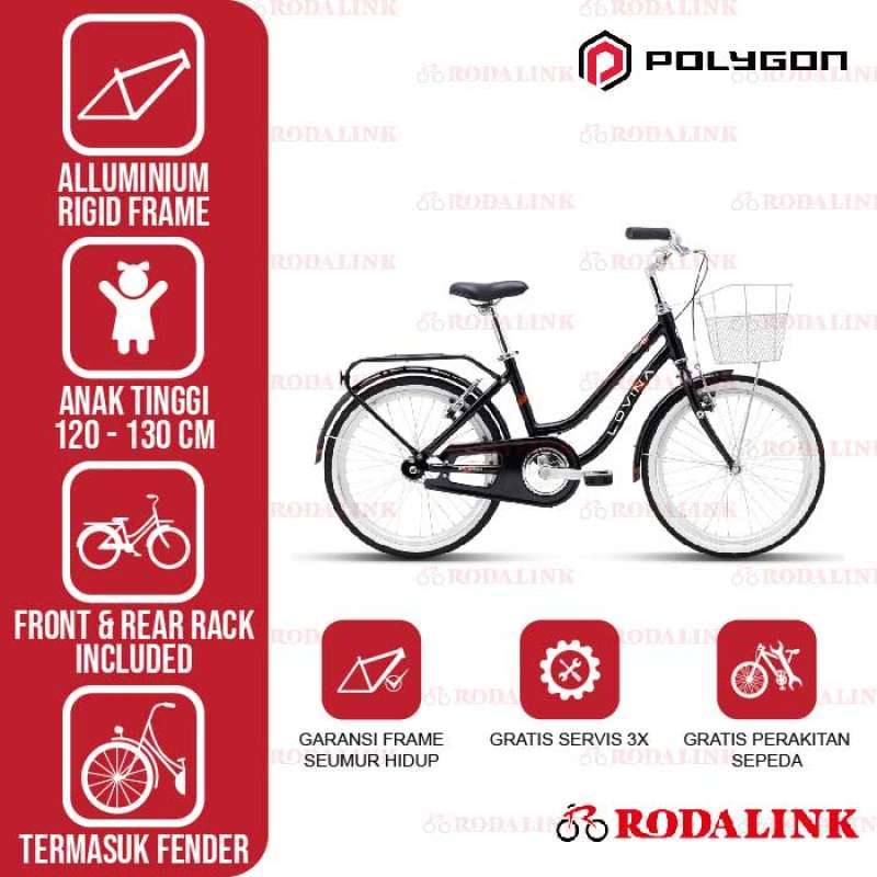 Jual Polygon Sepeda Lovina 20 Black 20 Di Seller Rodalink Indonesia ...