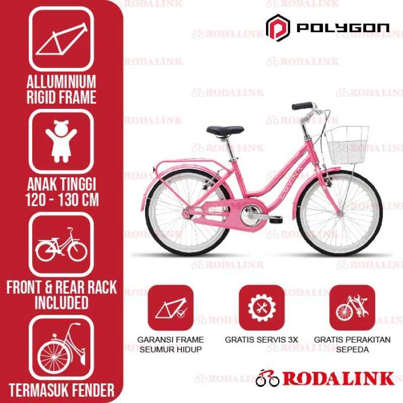 Jual Polygon Sepeda Lovina 20 Black 20 di Seller RODALINK INDONESIA ...