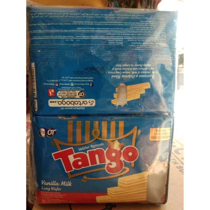 Jual Tango Vanilla Wafer 47 g [1 Pack isi 10 Sachet] di Seller Toko ...