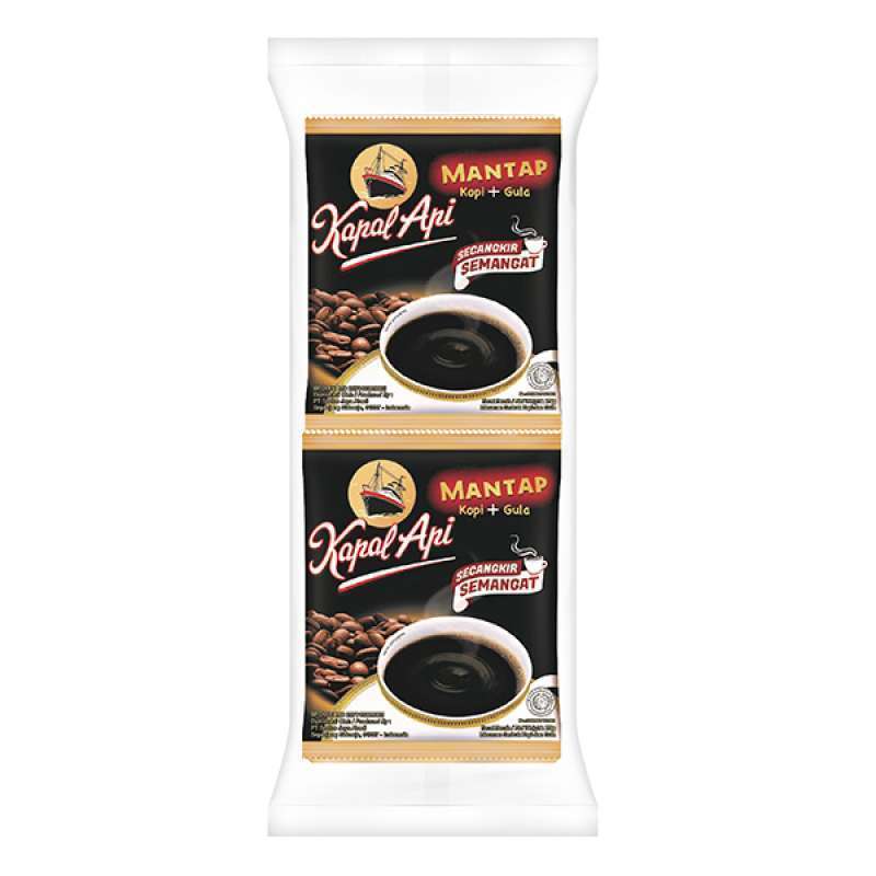 Jual KAPAL API RASA MANTAP + GULA ISI 10 SACHET X 25 GR - KOPI di ...