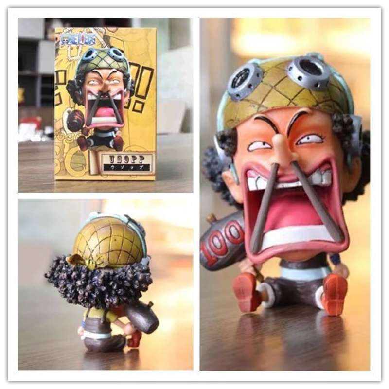 Jual RARE Action figure One Piece mini GK strawhat pirates crew cute ...