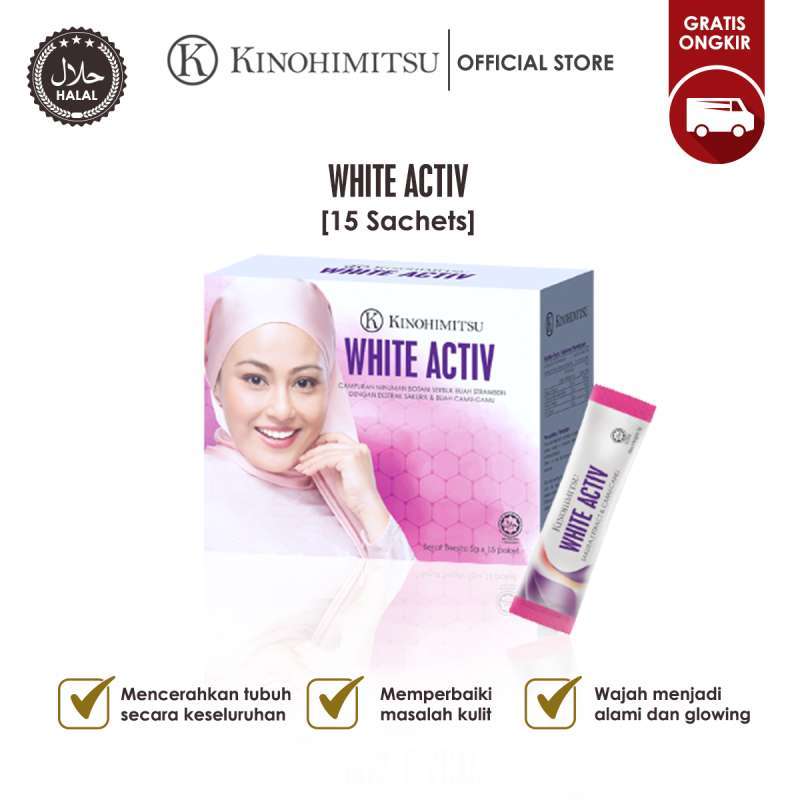 Jual Kinohimitsu White Activ Suplemen Kesehatan X 15 Sachets di Seller ...