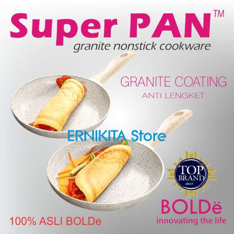 Jual Super Pan Bolde | Fry Pan 22 Cm Granite Coating | Free Bubble ...