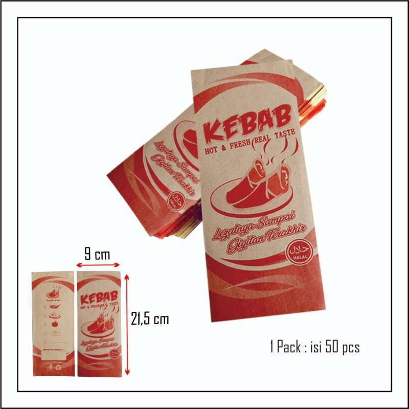 Jual Box kebab Kemasan kebab Bungkus kebab Dus kebab Packing kebab ...