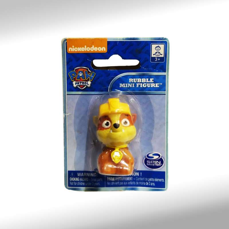 Jual Paw Patrol Rubble Mini Figure Cake Toppers Nickelodeon di Seller ...