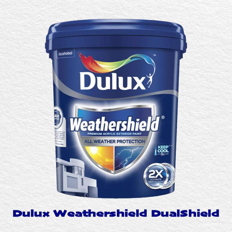 Jual Cat Tembok Dulux Weathershield Brilliant White 2290 2 5 Liter