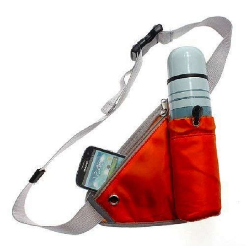 Jual Tas Pinggang Segitiga Olahraga Sepeda Lari Jogging Tempat Botol ...