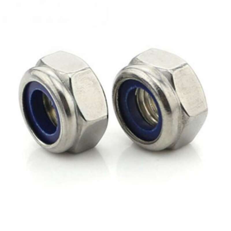 Jual mur M4 white nilon nylon Hex Nut Insert Lock Screw Fastener Female ...