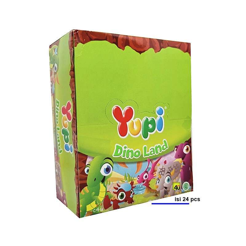 Jual YUPI - DINO LAND Jelly Gummy Candy - Isi 24 pcs di Seller ...