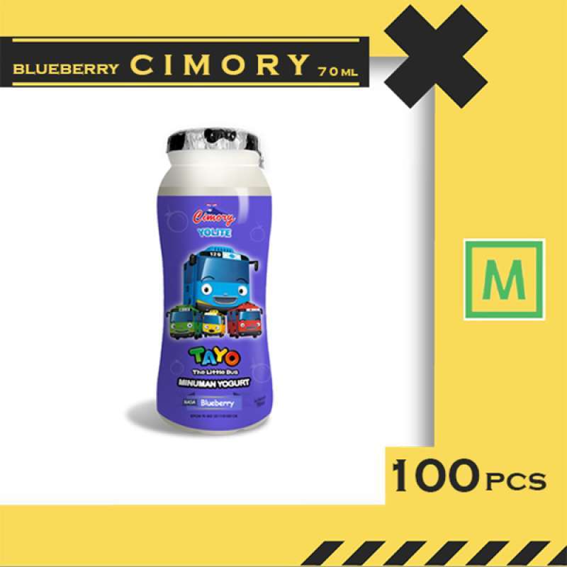 Jual Cimory Kids 70ml Blueberry Banded ( 5 X 20 Pack X 100 Pcs ) Halal ...
