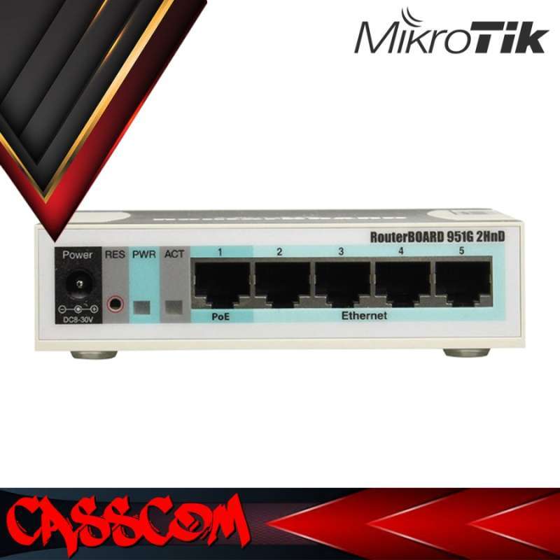 Jual ROUTER WIFI MIKROTIK RB951G-2HND WIRELESS FAST GIGABIT INTERNET ...