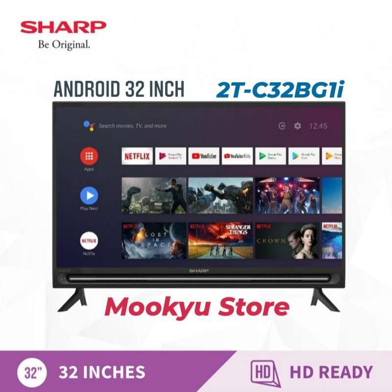 Jual SHARP AQUOS LED 32 inch 2T-C32BG1i 2TC32BG1i Android Smart TV NEW ...