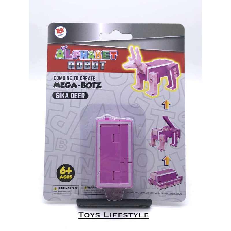 Promo Mainan Edukasi Toy Addict Alphabet Huruf Robot Mega Botz (I ...