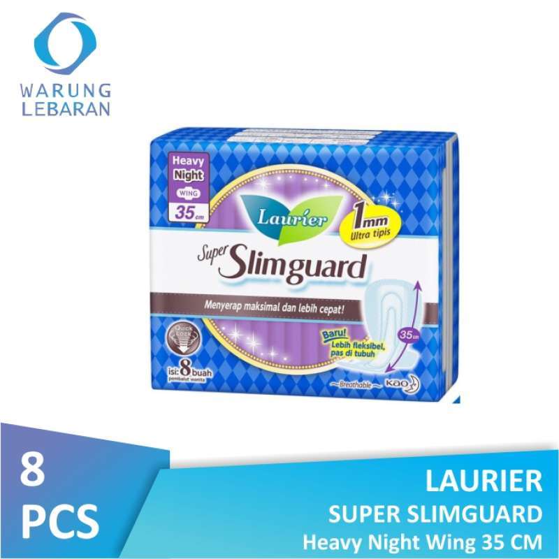 Jual Laurier Super Slimguard Night Wing 35 CM (Isi 8 Pcs) di Seller ...