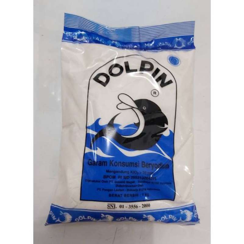 Jual DOLPIN Garam 1 kg [12 Bungkus/ KARTON] di Seller Agen Sembako Mama ...
