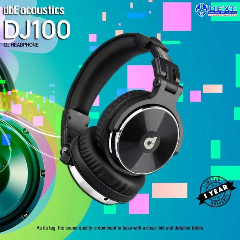 Jual dbE Acoustics DJ100 High Quality Foldable DJ Headphone di Seller ...
