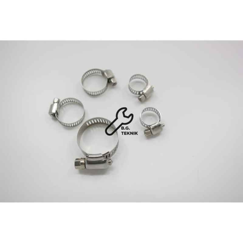 Jual Stainless Hose Clamp Selang Klem 1 1-2 (21-38 Mm) Selang Gas Di ...