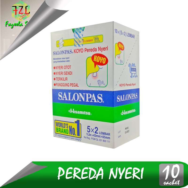 Jual Salonpas Koyo Super Biru 1 Box Isi 10 Sachet Di Seller Fazeela ...